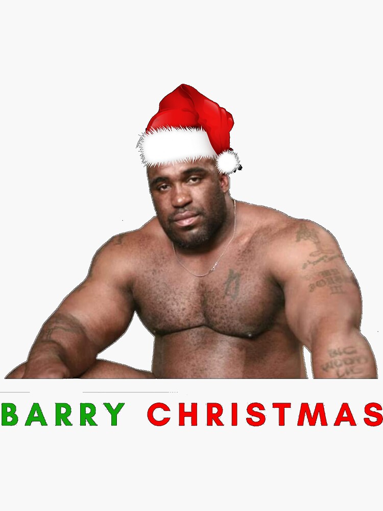 "Barry christmas barry wood " Sticker for Sale by MinimalTag | Redbubble