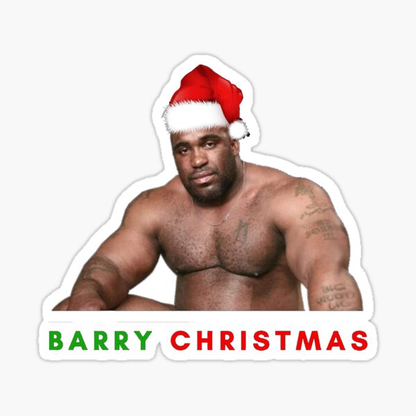 "Barry christmas barry wood " Sticker for Sale by MinimalTag | Redbubble