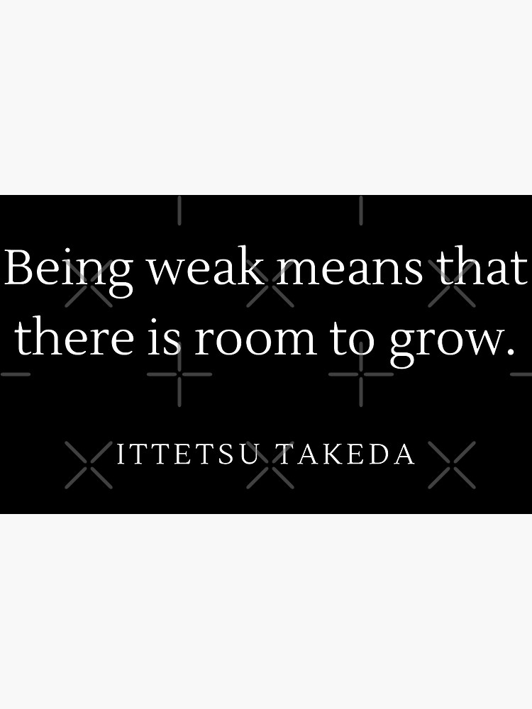 "Ittetsu Takeda Haikyu Karasuno Motivating Growth Quote" Poster for ...
