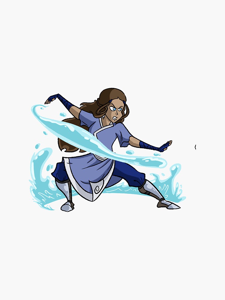 "Katara" Sticker by Ajdep | Redbubble