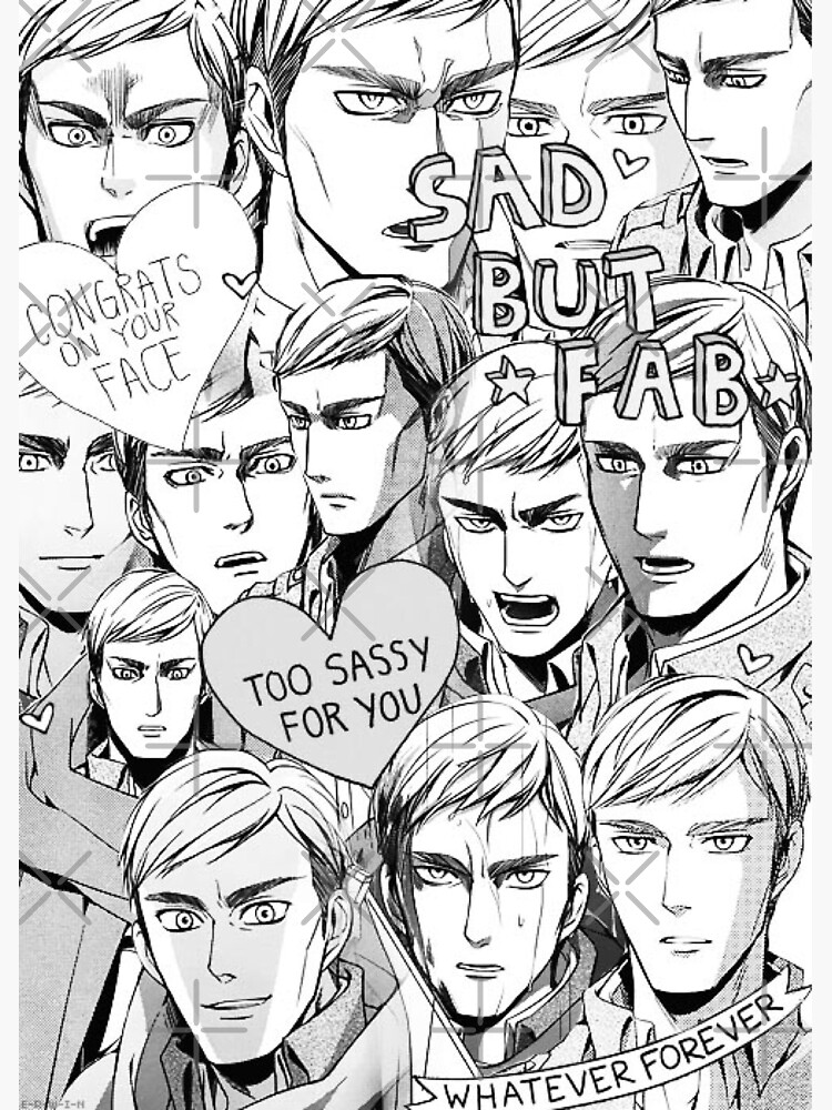 "Collage Erwin Smith from Shingeki no Kyojin" Sticker for Sale by ...