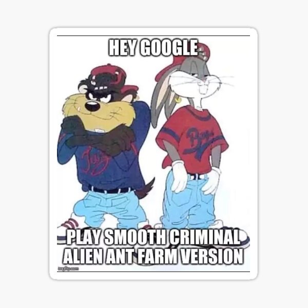 "GOOGLE PLAY SMOOTH CRIMINAL" Sticker for Sale by Hunters11 | Redbubble