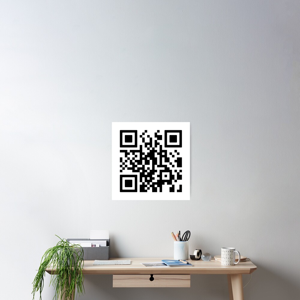 Póster «Código QR de Lebron James Kid Meme» de BlackShadowz | Redbubble