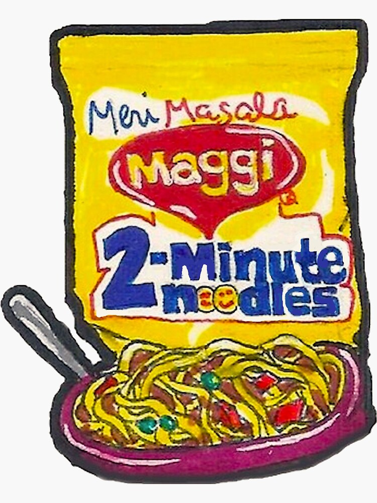 "Maggi" Sticker for Sale by veryoptimistic | Redbubble