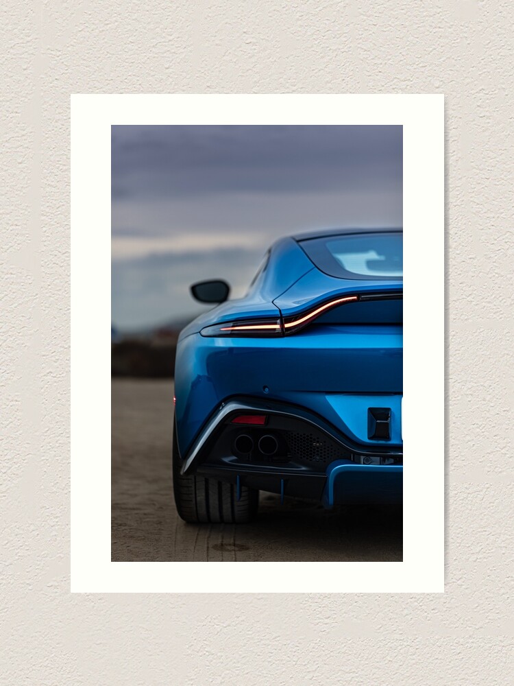 "Aston Martin Vantage Rear End" Art Print for Sale by TCLEMMEN2 | Redbubble