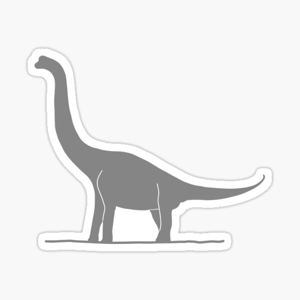 "Brachiosaurus Sauropod Dinosaur" Sticker by LotusCreations | Redbubble