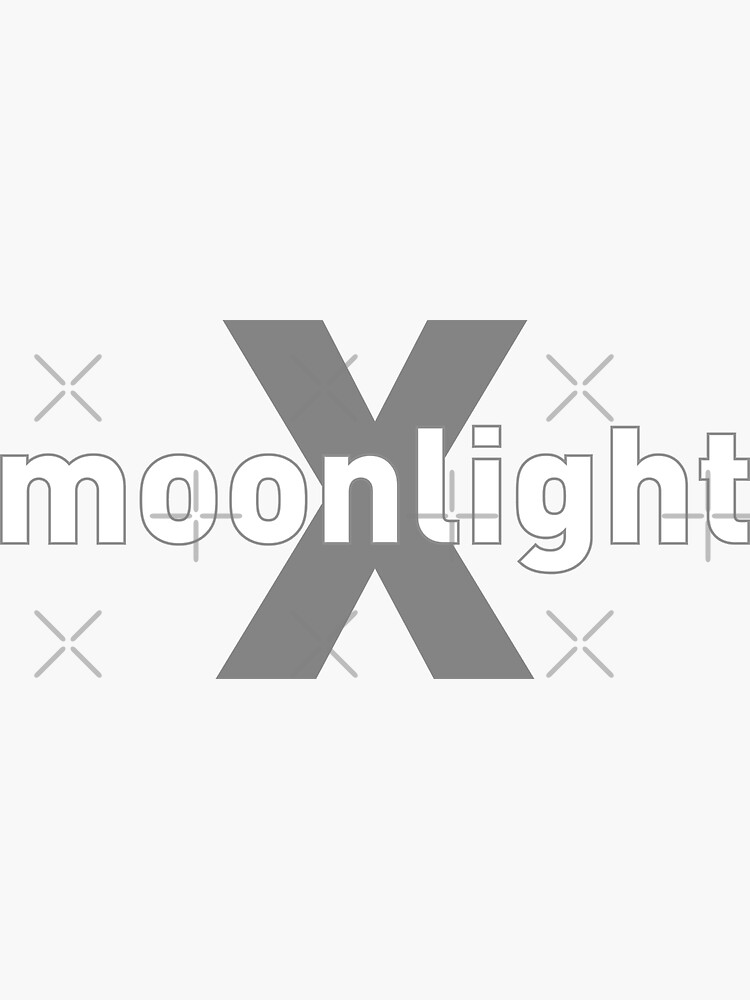 "X - Moonlight" Sticker for Sale by FilipeFerreira | Redbubble
