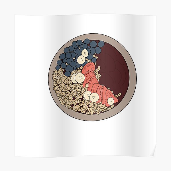 "Acai" Poster for Sale by blondeowldesign | Redbubble
