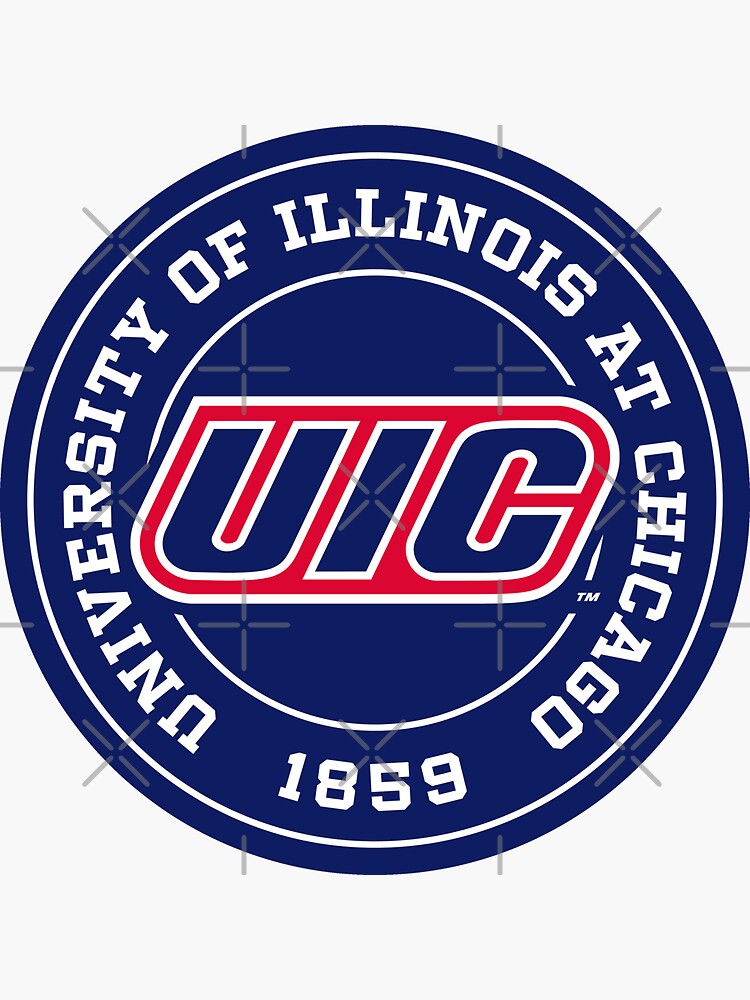 "University of Illinois at Chicago - UIC" Sticker for Sale by Joshua ...