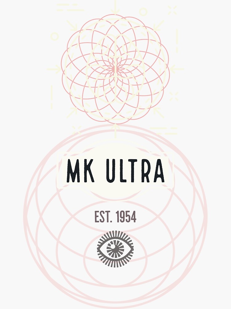 "MK Ultra" Sticker by Viridium | Redbubble