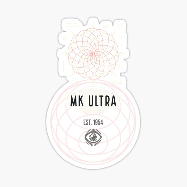 "MK Ultra" Sticker by Viridium | Redbubble
