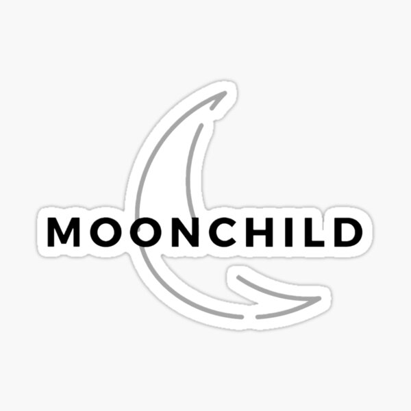"moonchild in black by bts rm " Sticker for Sale by Lilou-artem | Redbubble