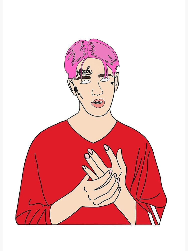 "Lil Peep line Art " Poster for Sale by lorynjae | Redbubble