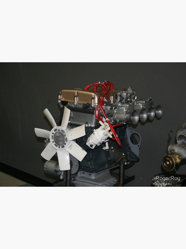 "Mitsubish 4G32 DOHC engine (GTO MR)" Photographic Print for Sale by ...