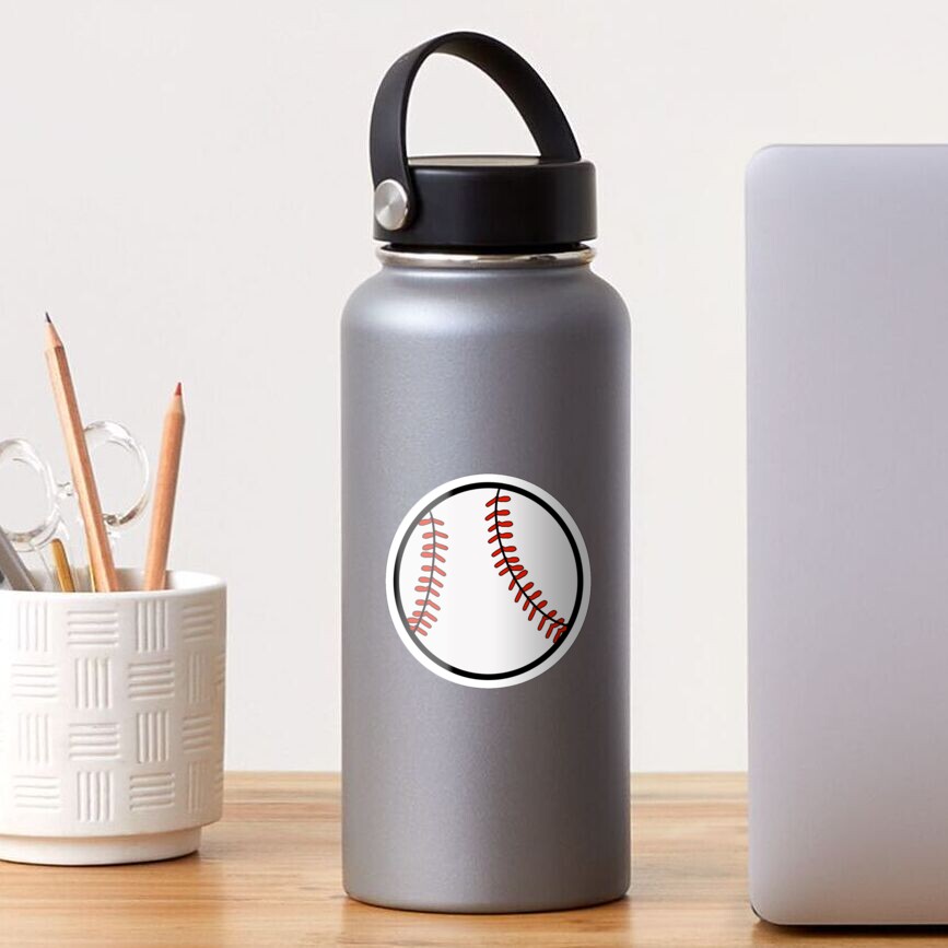 "Baseball Sticker" Sticker for Sale by LilPenguinDzn | Redbubble