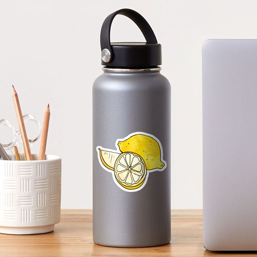 "Zesty Lemon" Sticker for Sale by EnvyRow | Redbubble