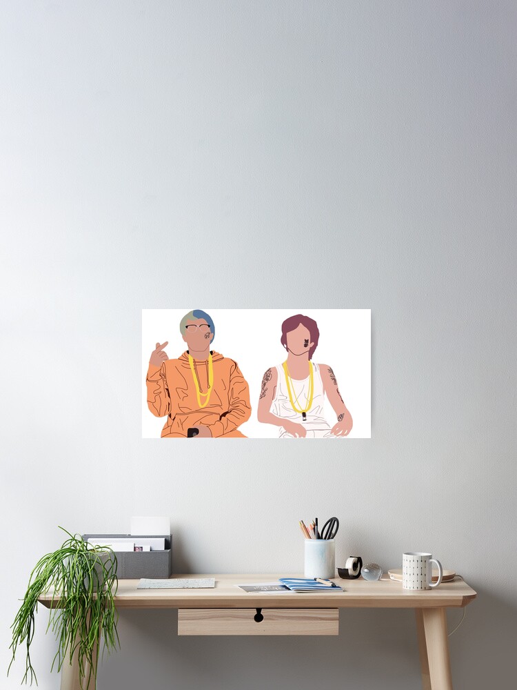 "Timothée Chalamet And Pete Davidson YEET SKRT SNL" Poster for Sale by ...