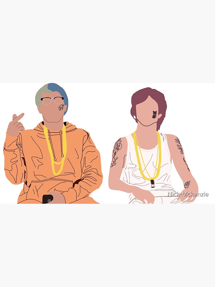 "Timothée Chalamet And Pete Davidson YEET SKRT SNL" Art Print by Nick ...