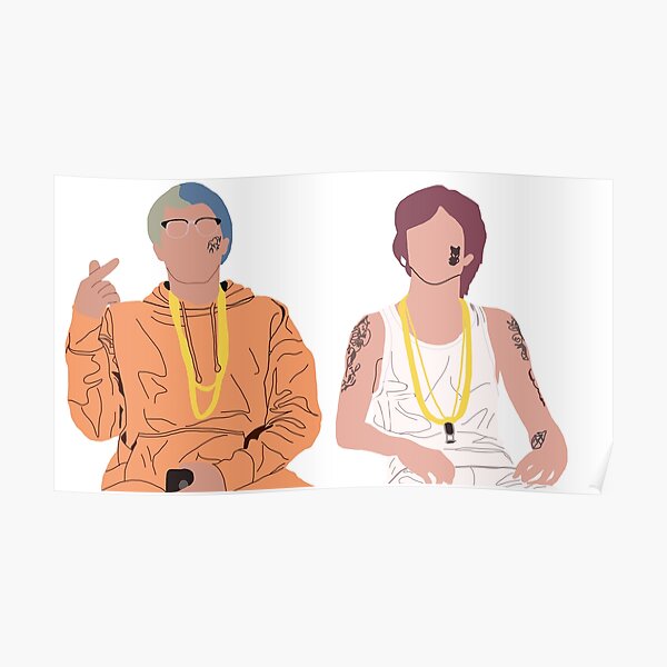 "Timothée Chalamet And Pete Davidson YEET SKRT SNL" Poster for Sale by ...