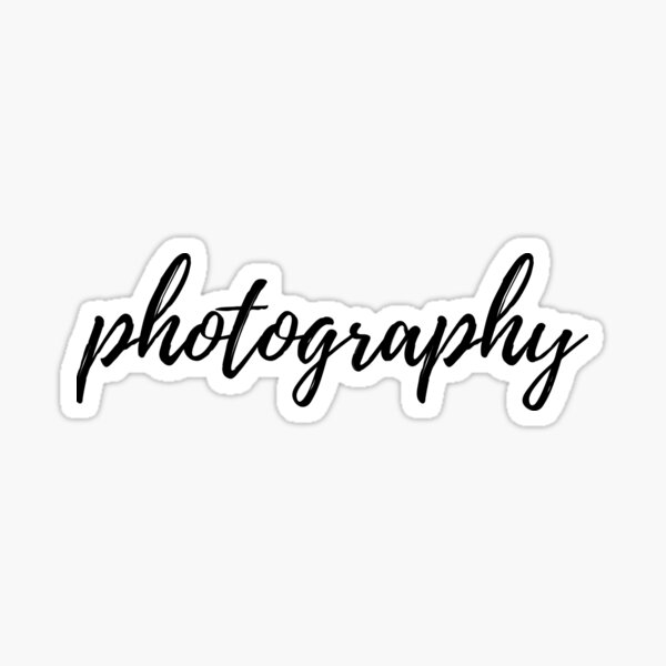 "Photography Binder Label" Sticker for Sale by jreiken | Redbubble