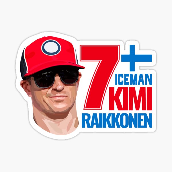 "Kimi Raikkonen Iceman" Sticker for Sale by AlfredDesigns | Redbubble