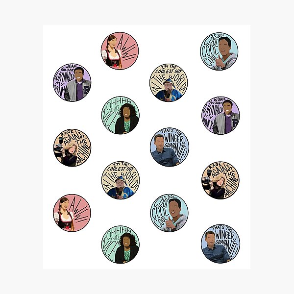 "The Greendale Seven Pack" Photographic Print by Sagwa2007 | Redbubble