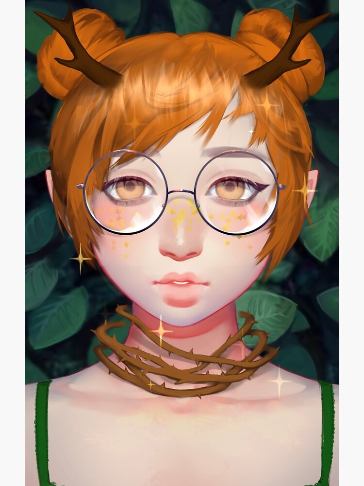 "Fawn Aesthetic OC Character Cute " Sticker for Sale by CocoxD | Redbubble