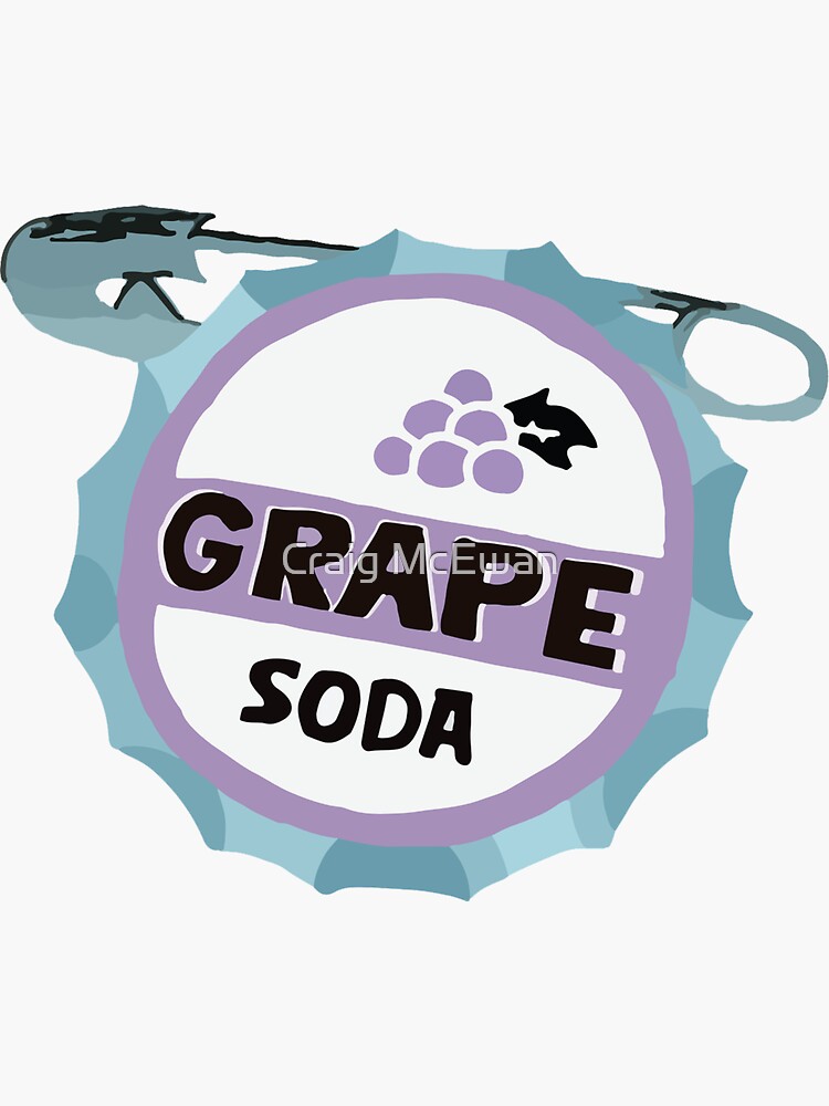 Pegatina «Insignia de soda UP Grape» de cmcewan | Redbubble