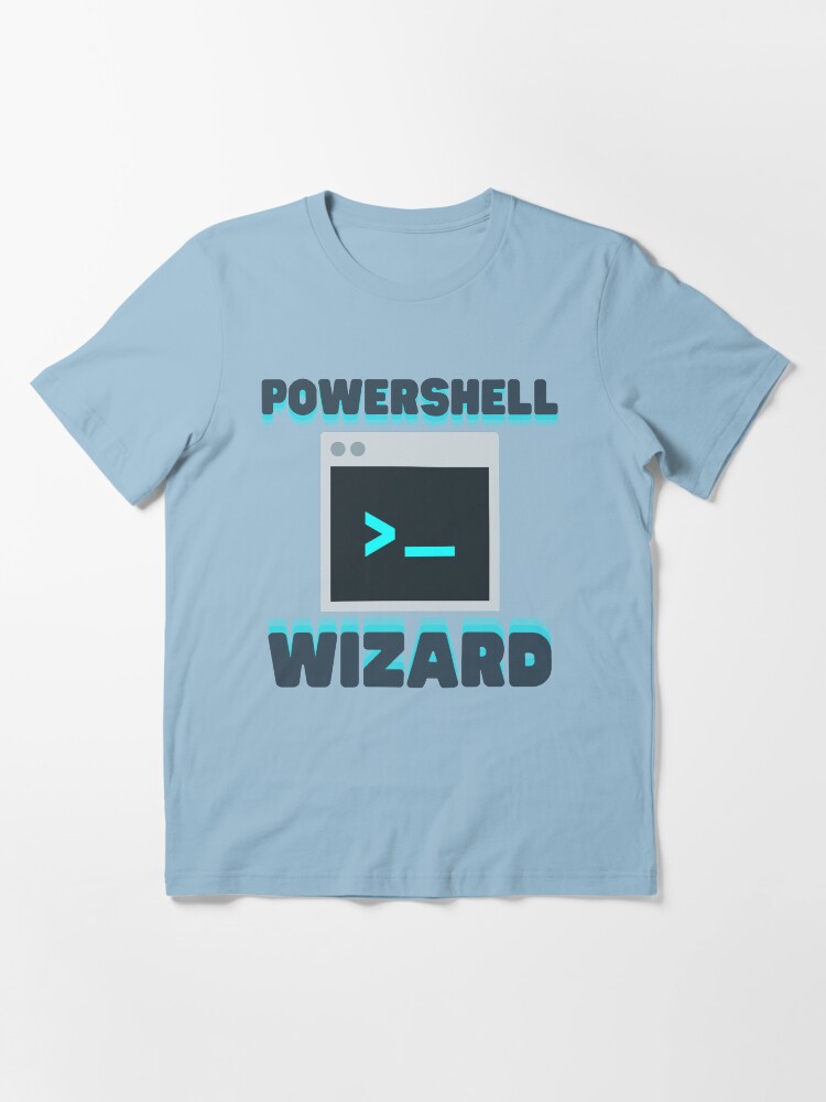 "Powershell Wizard" T-shirt for Sale by ShadowGrey | Redbubble ...