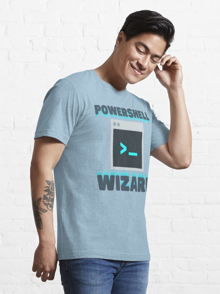 "Powershell Wizard" T-shirt for Sale by ShadowGrey | Redbubble ...