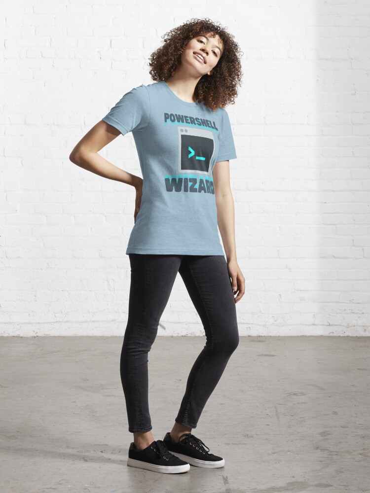 "Powershell Wizard" T-shirt for Sale by ShadowGrey | Redbubble ...