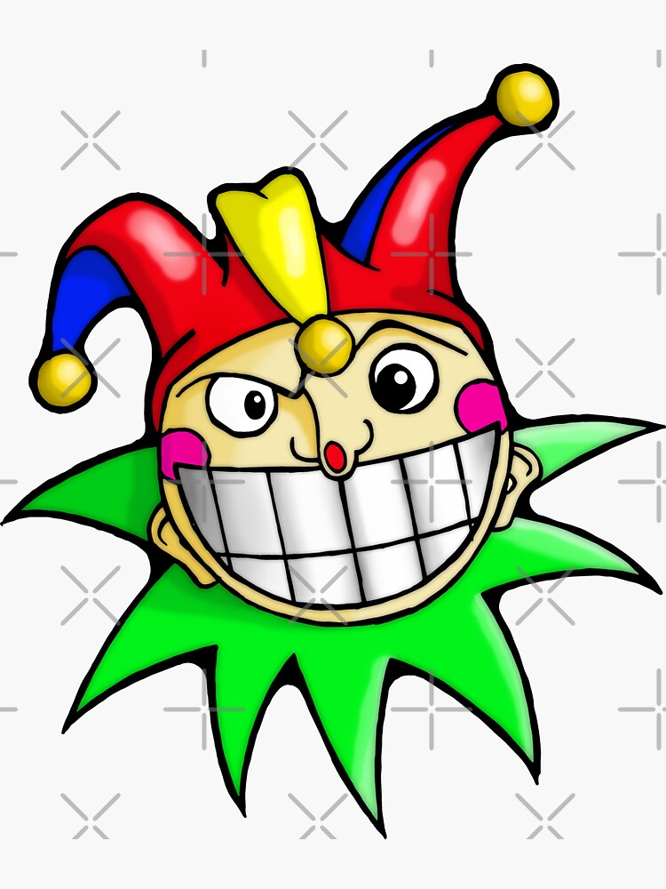 "Jack In The Box Face" Sticker by mscottphifer | Redbubble
