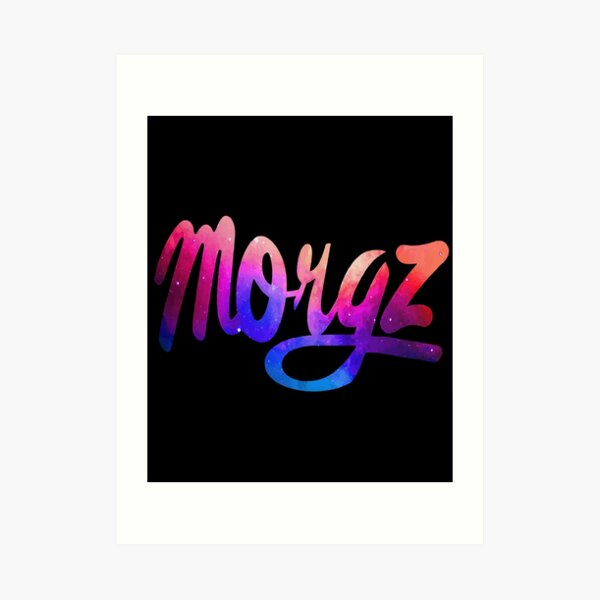 "Adult Morgz Galaxy Logo" Art Print by HiAndSmile | Redbubble