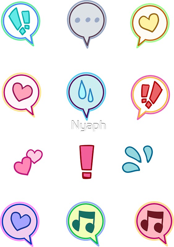 Speech Bubbles: Stickers | Redbubble