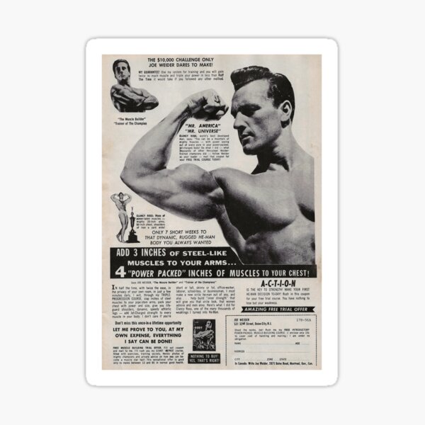 "Muscle Man" Sticker for Sale by photomodern | Redbubble