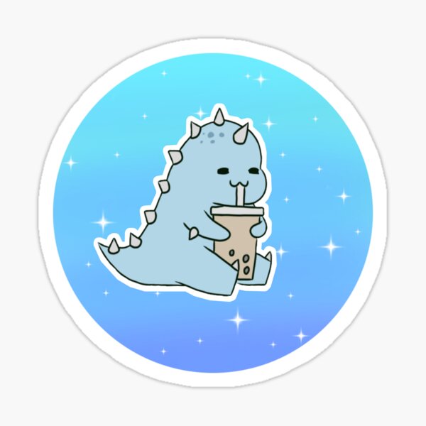 "Dino boba" Sticker for Sale by ihebwkqh17 | Redbubble