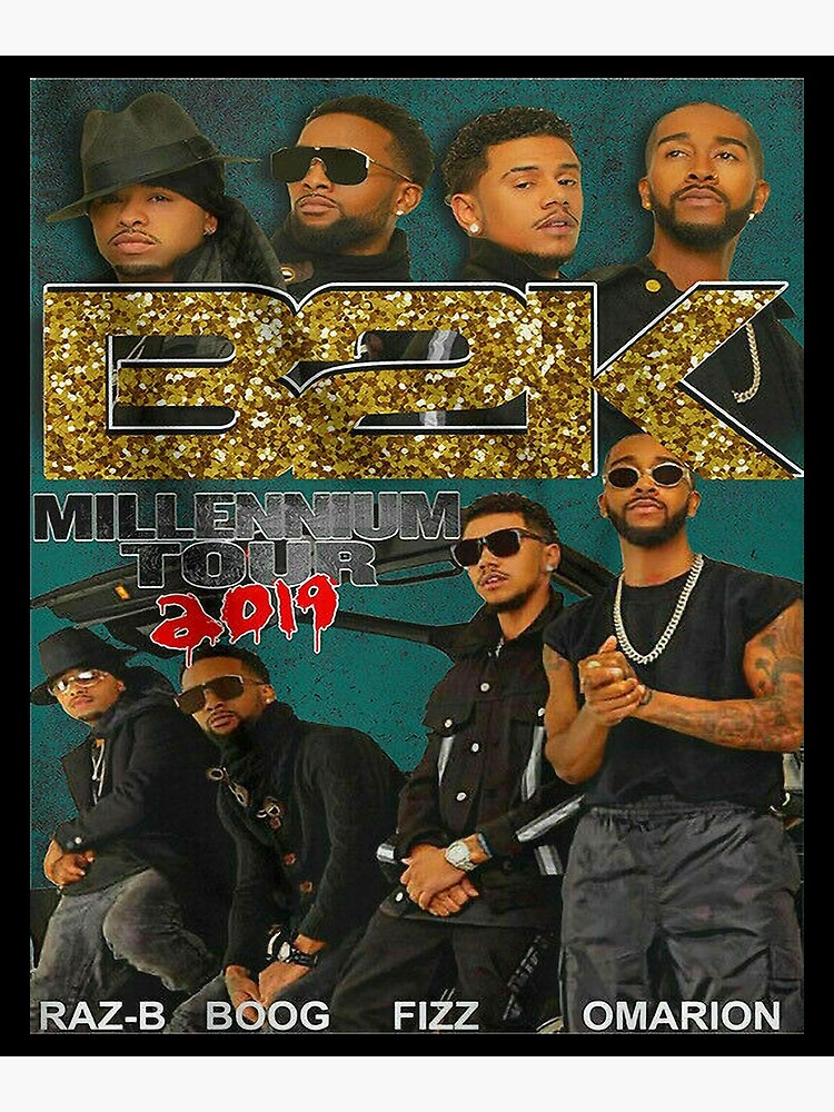 "Vintage 9039s Inspired B2k Millenium Tour" Poster by HiAndSmile ...