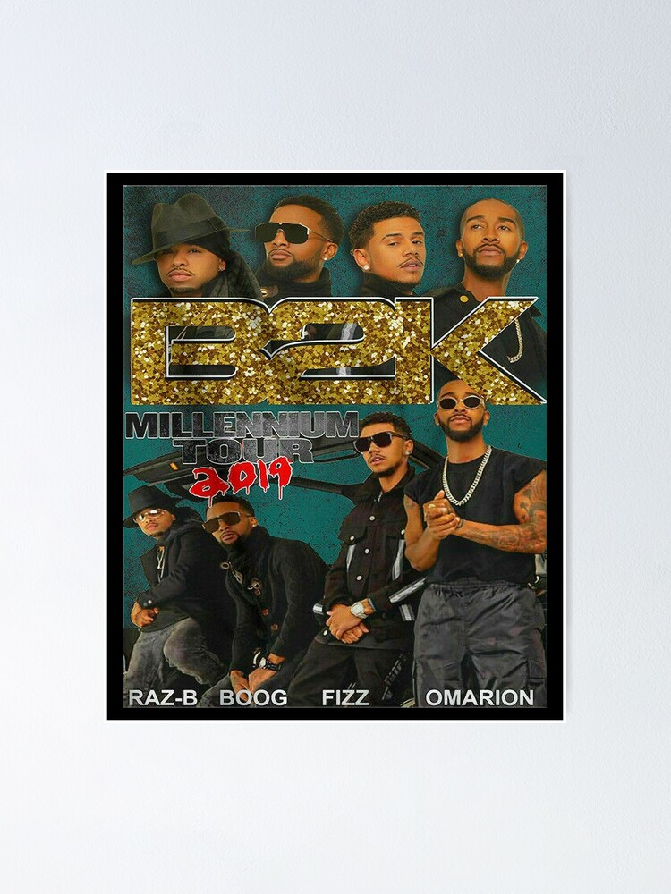 "Vintage 9039s Inspired B2k Millenium Tour" Poster by HiAndSmile ...