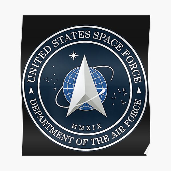 "Latest New Space Force USSF Logo " Poster for Sale by ZiZhou | Redbubble
