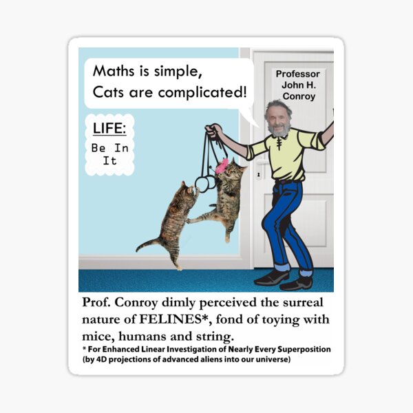 "Cats Are Complicated" Sticker for Sale by mk888732 | Redbubble