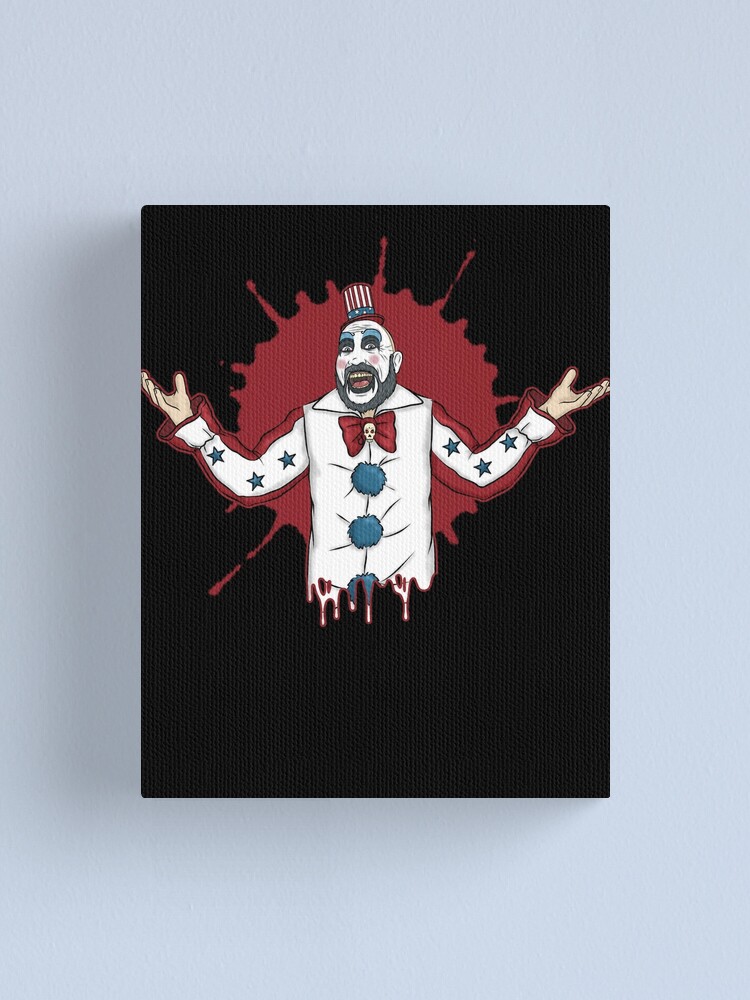"Captain Spaulding Splat" Canvas Print for Sale by VixxxenDesigns ...