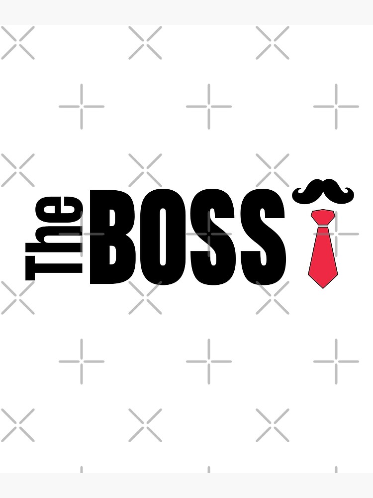 "The Boss And The Real Boss - Couple Matching" Poster by kongju | Redbubble