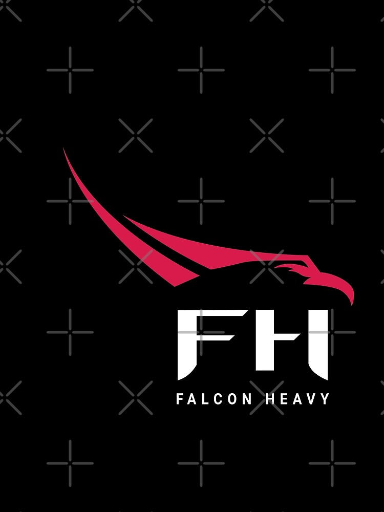 "SpaceX Falcon Heavy Logo" T-shirt for Sale by MartianCloset ...