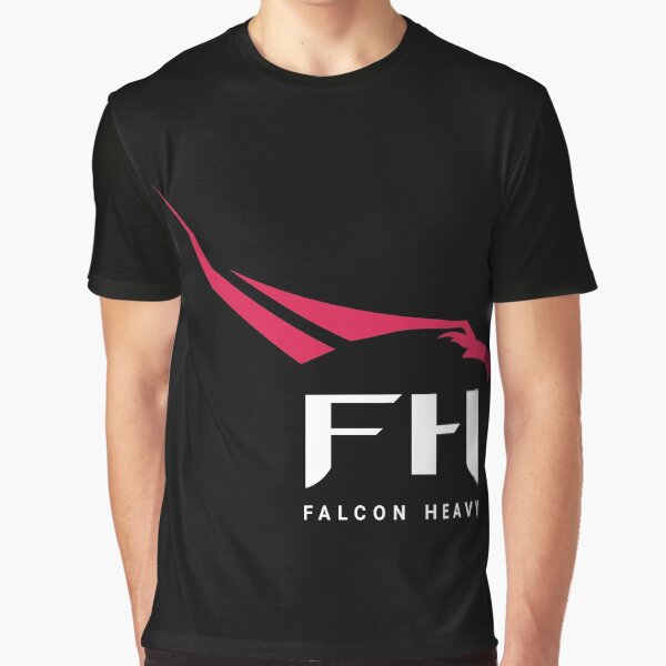 "SpaceX Falcon Heavy Logo" T-shirt for Sale by MartianCloset ...