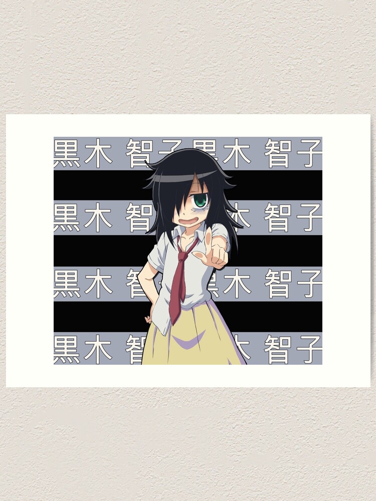 "Tomoko Kuroki WataMote Anime" Art Print by Leomordd | Redbubble
