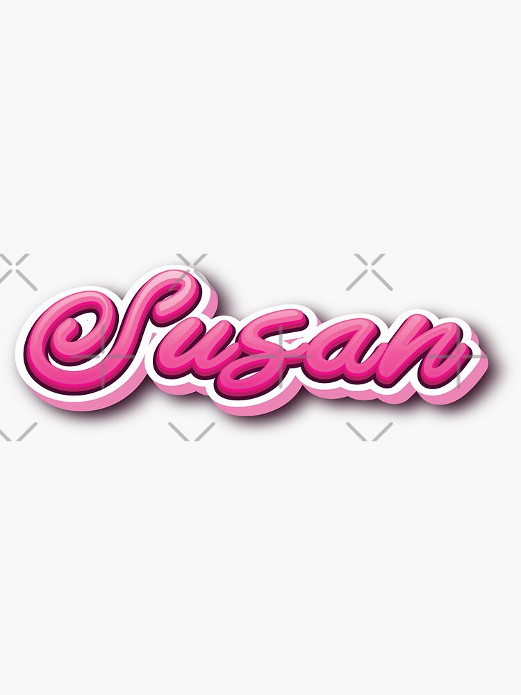 "Susan" Sticker for Sale by ProjectX23 | Redbubble