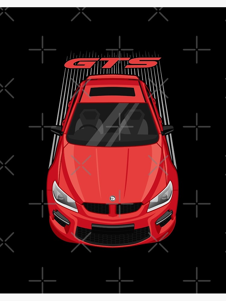 "HSV GEN F GTS - Red" Art Board Print for Sale by V8social | Redbubble