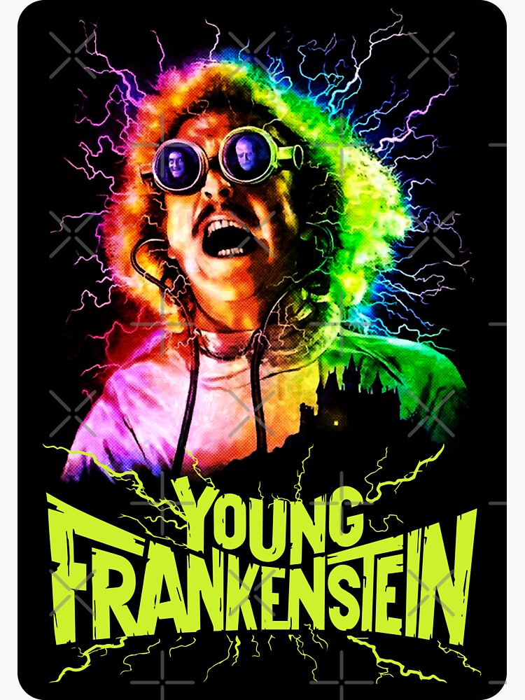 "Youg Frankenstein - Gene Wilder" Sticker by Black---Rainbow | Redbubble