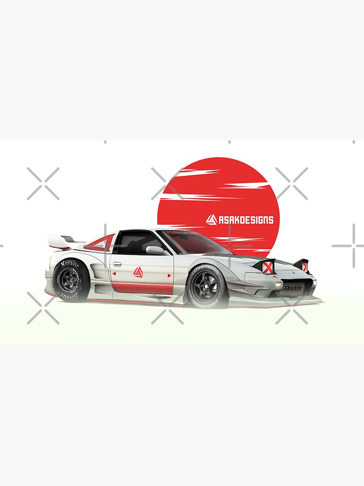 "Nissan 180sx -- Digital concept design Art print by ASAKDESIGNS ...