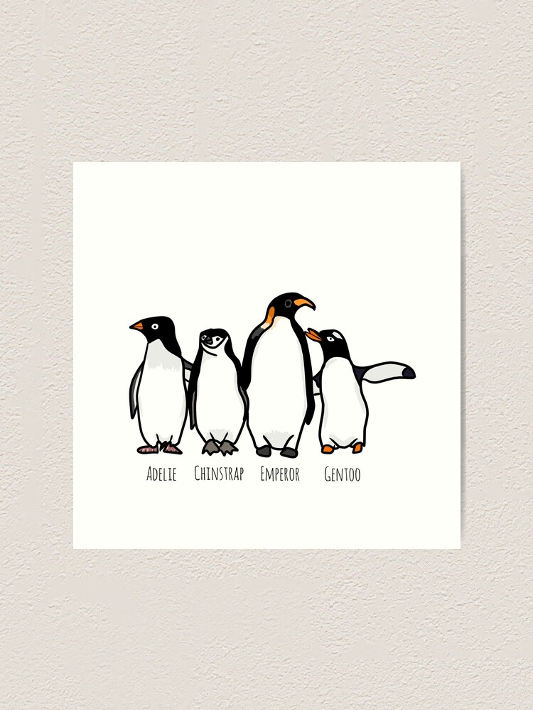 "Atypical Penguins - Sam Gardner" Art Print for Sale by monsterfulmama ...